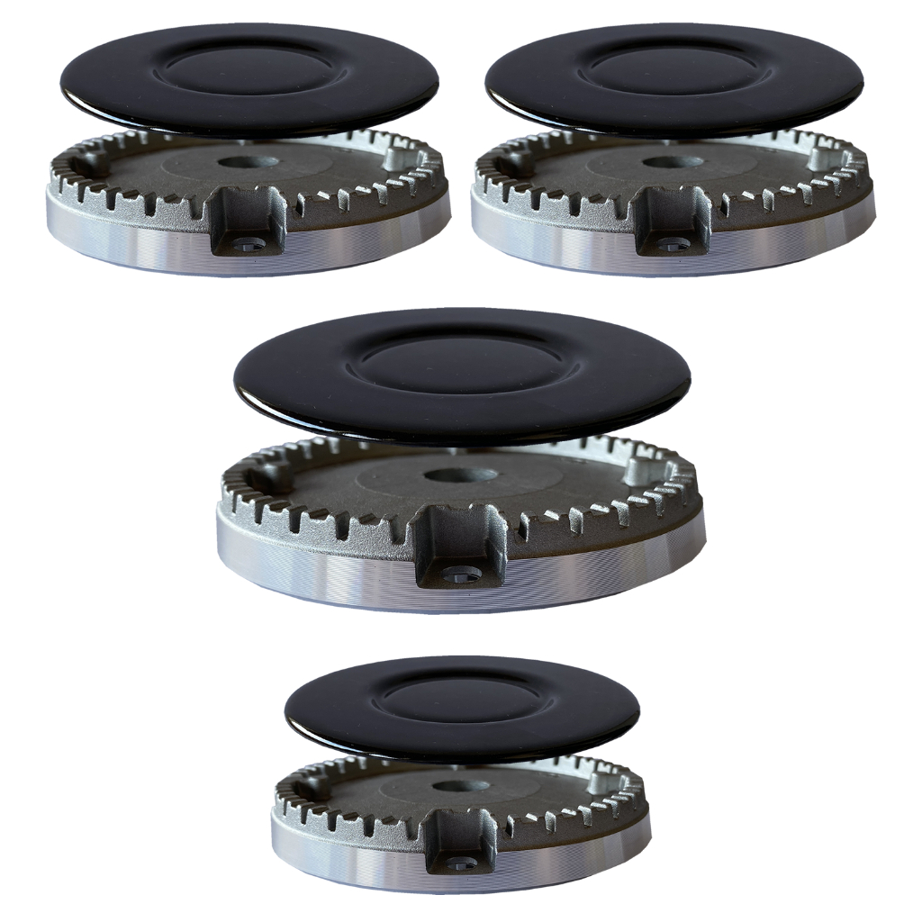 Kit 4 Queimador E Espalhador Sabaf Original Para Fogão Cooktop | Shopee Brasil