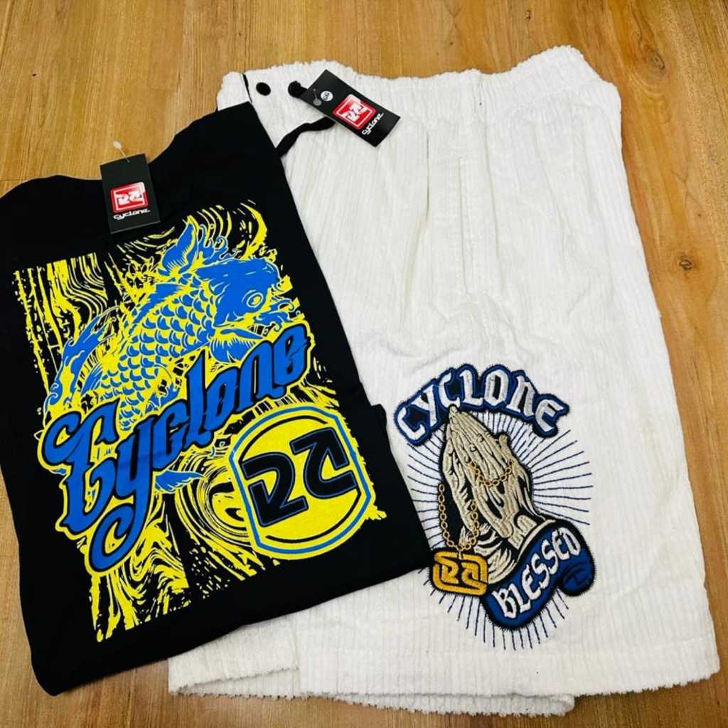 Kit preto e branco da Cyclone | Shopee Brasil