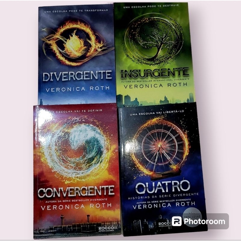 trilogia divergente (04 livros) | Shopee Brasil