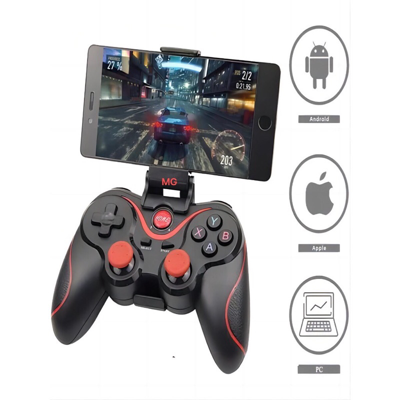 Controle de Jogo Gamepad V8 Celular Joystick Wireless Android PC ...