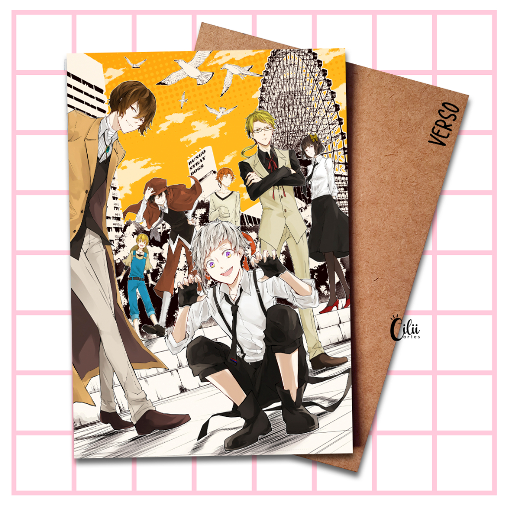 Quadro De Mdf Bungo Stray Dogs | Shopee Brasil