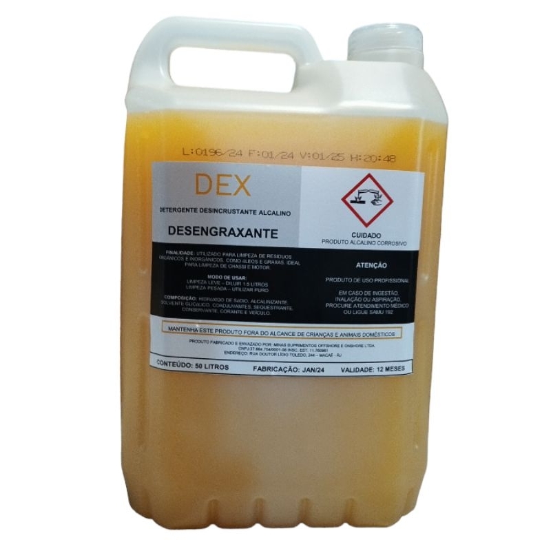 Desengraxante 5 Litros DEX LUMIX | Shopee Brasil