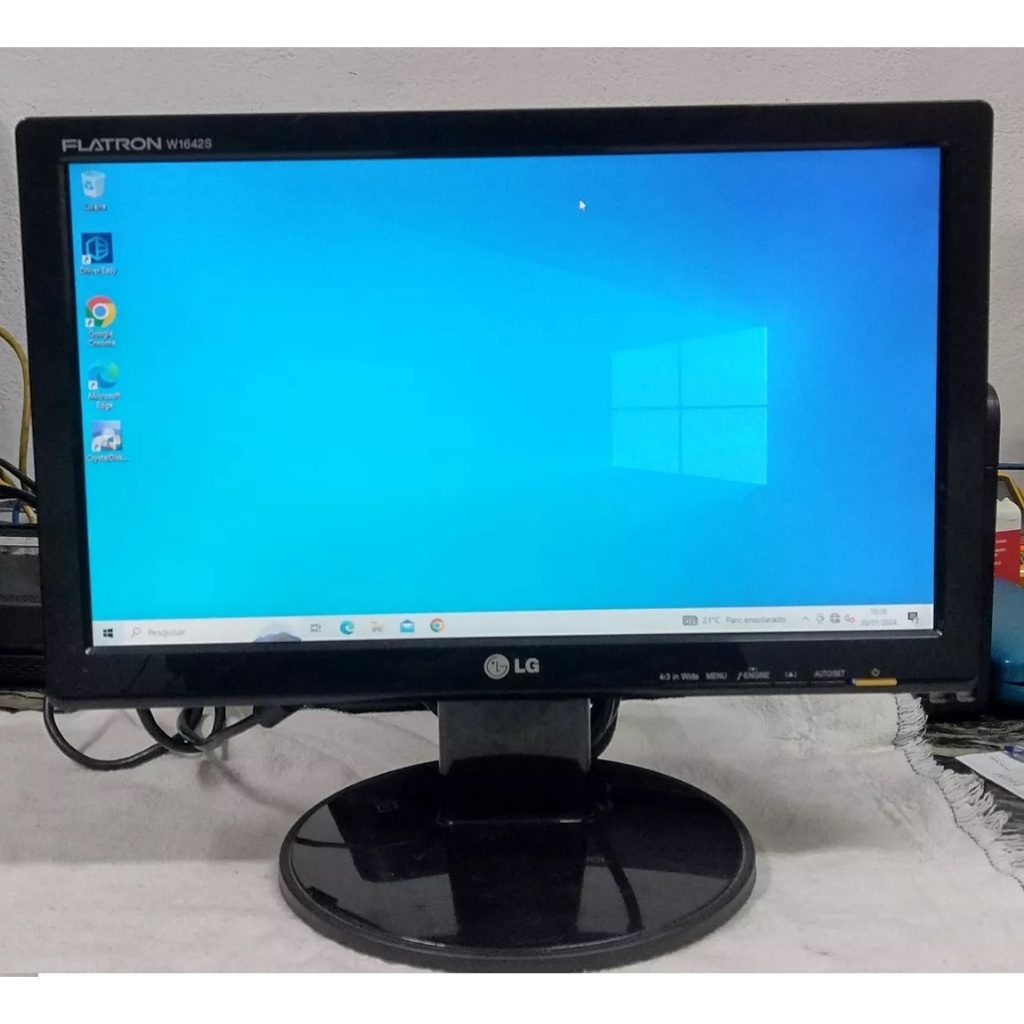 Monitor LG - 15.6 Polegadas W1642s De Com Cabos (1221) | Shopee Brasil