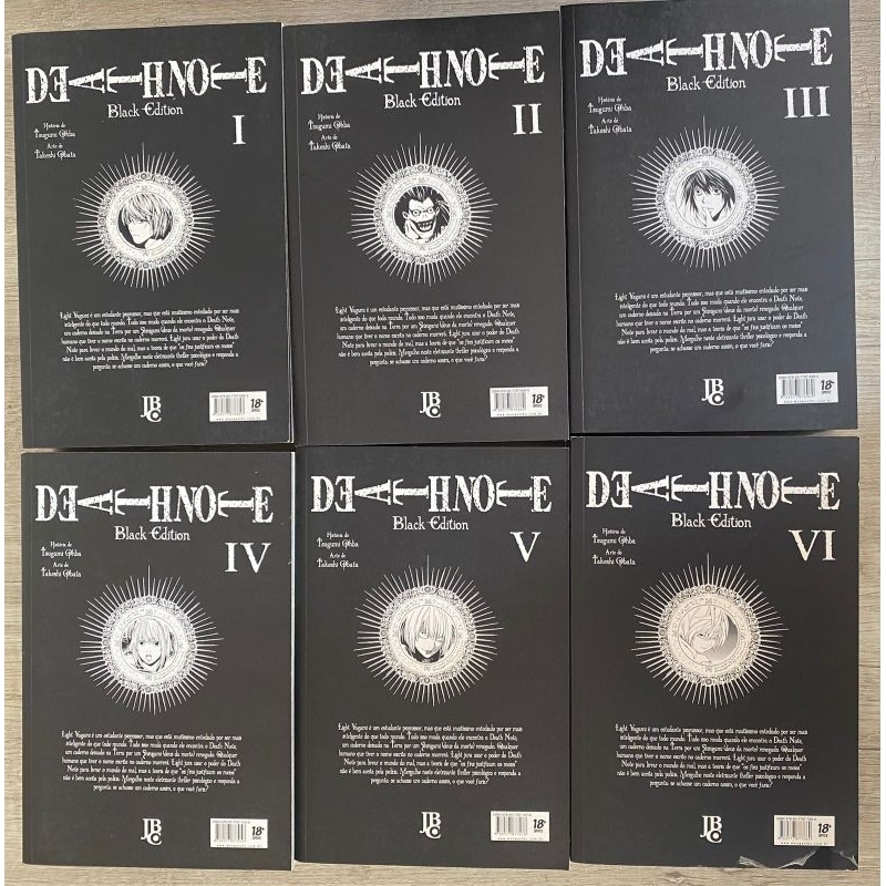 Death note black edition (completo) | Shopee Brasil
