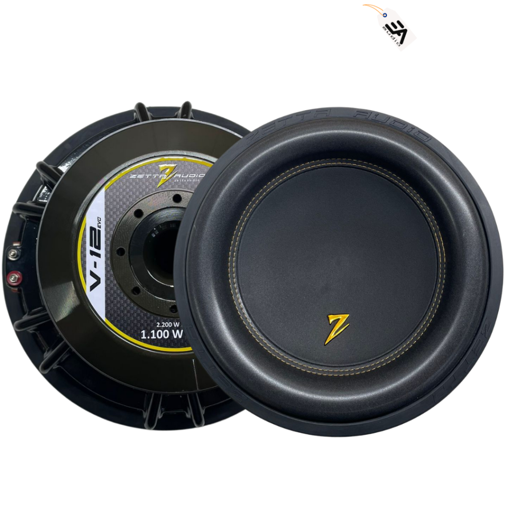 Subwoofer Zetta Audio V-12 Linha Evolution 1100rms 4+4ohms | Shopee Brasil
