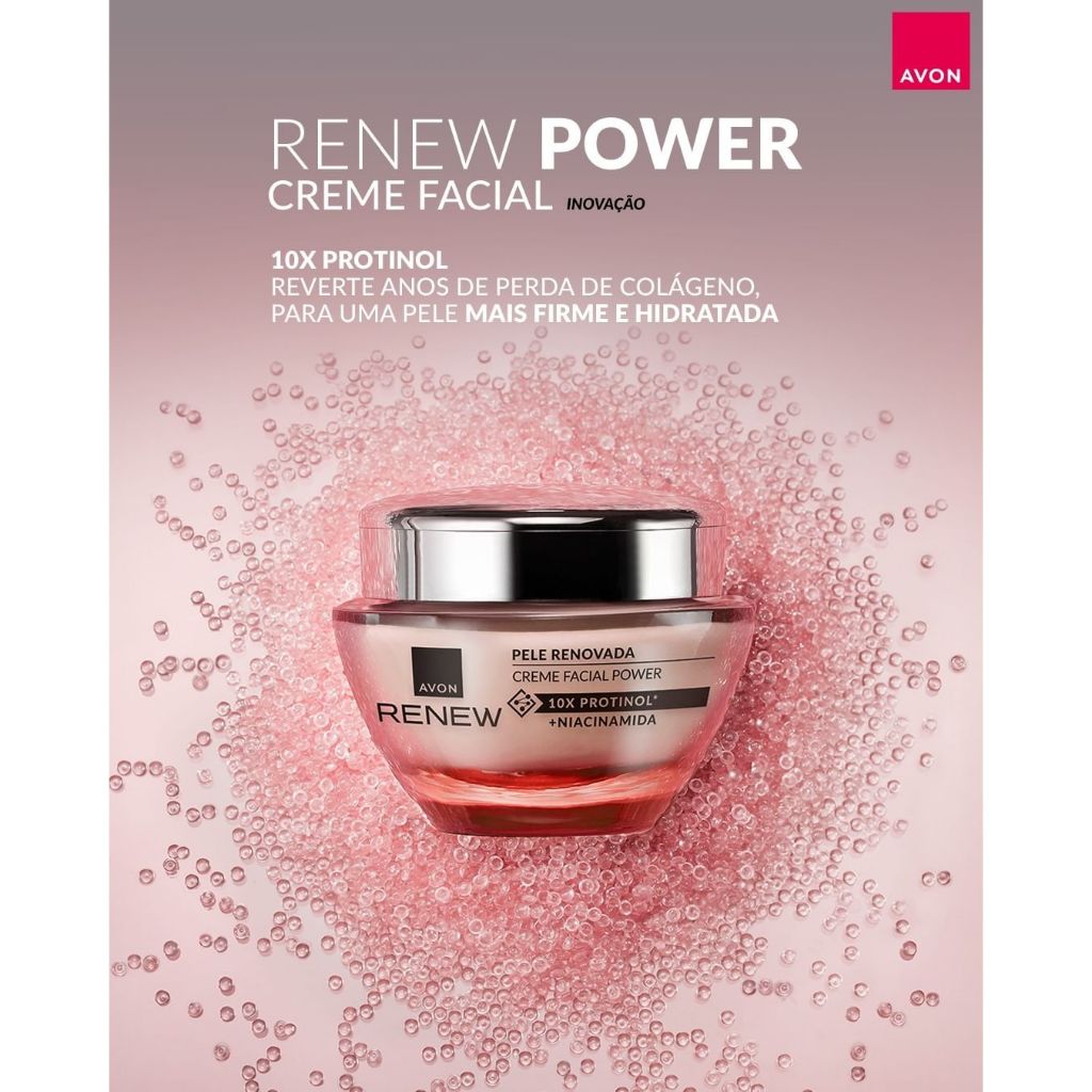Renew Power Creme Facial 50g - LANÇAMENTO | AVON | Shopee Brasil