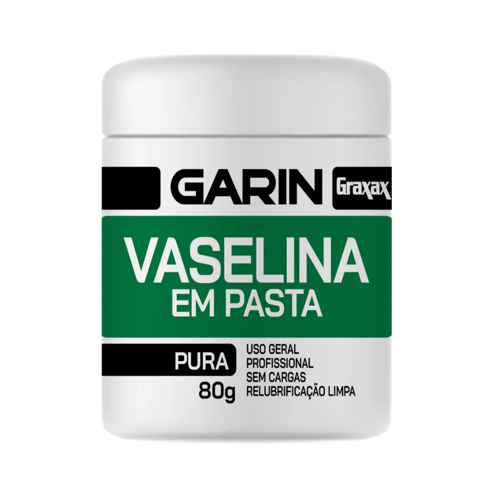 VASELINA EM PASTA PURA PROFISSIONAL GARIN 80G LUBRIFICANTE MULTIUSO ...
