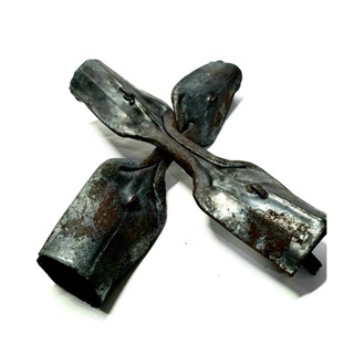 Instrumento Adjá africano metal (Alagogo Ija 2 bocas) | Shopee Brasil