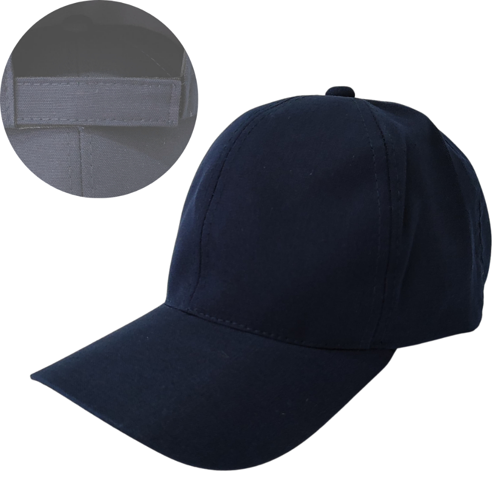 10 Boné Liso Azul Marinho Tecido Brim Algodão Para Bordar E Silk ...