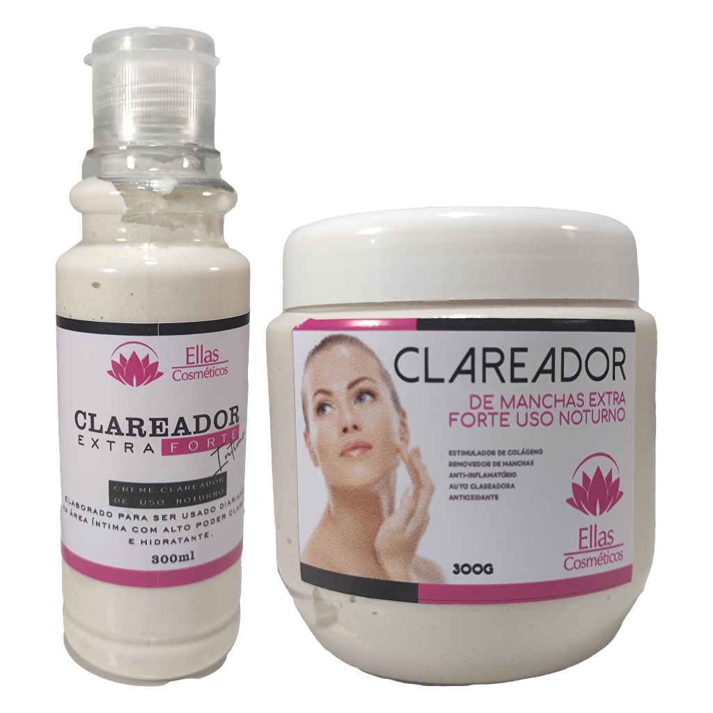 Kit Clareador Íntimo & Corpo Todo Extra Forte Uso Noturno | Shopee Brasil