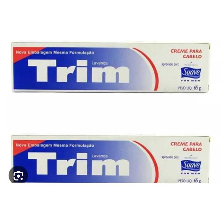 Kit Trim Creme para Cabelo 65g (2 unidades) | Shopee Brasil