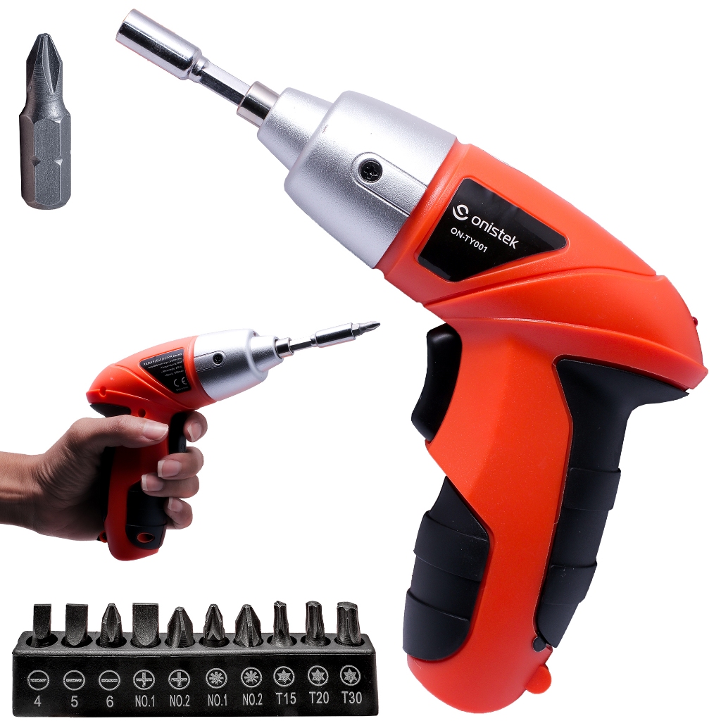 Mini Parafusadeira Sem Fio Multifuncional Com Jogo De Bits Chave De ...