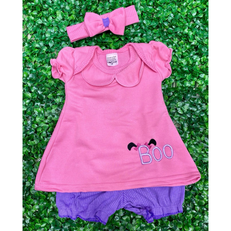 Fantasia Boo Monstros SA conjunto bebê conjunto temático roupinha da ...