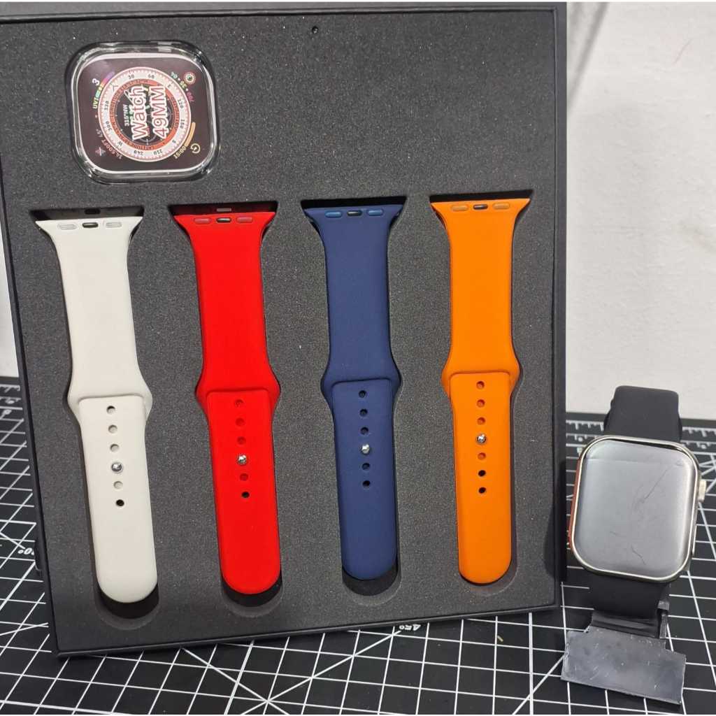 Smartwatch inteligente BASIK Prime W55 Pro Max + KIT c/ 4 pulseiras ...