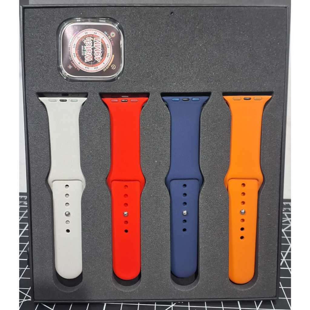 Smartwatch inteligente BASIK Prime W55 Pro Max + KIT c/ 4 pulseiras ...