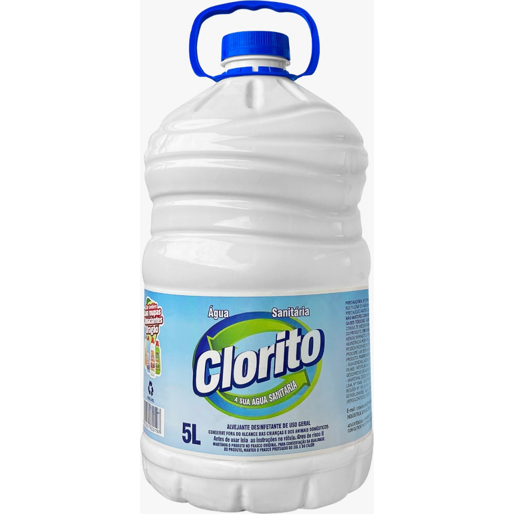 AGUA SANITARIA CLORITO 5L | Shopee Brasil