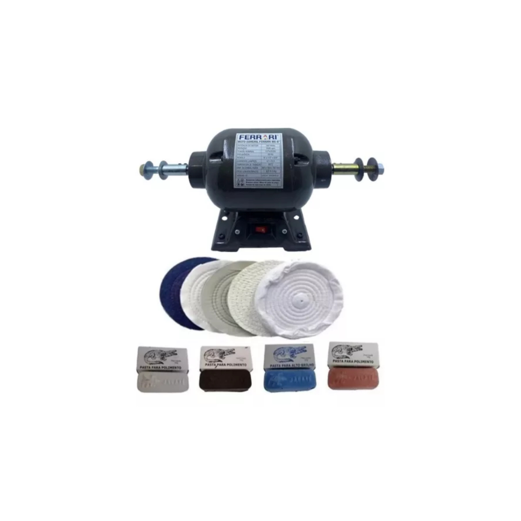 Motoesmeril Politriz Me6 Prolongador Kit Polimento 6 Polegadas | Shopee Brasil