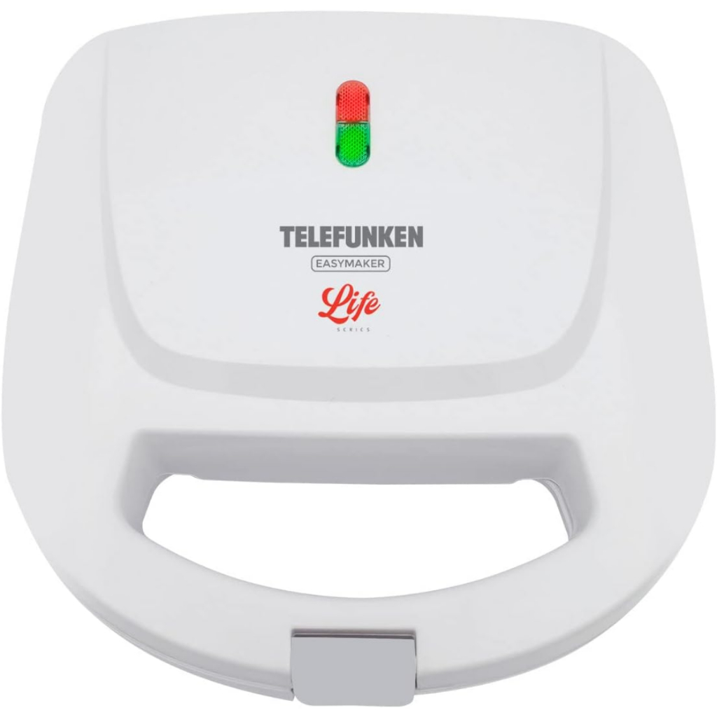 Sanduicheira Grill Branca Easymaker Telefuken | Shopee Brasil