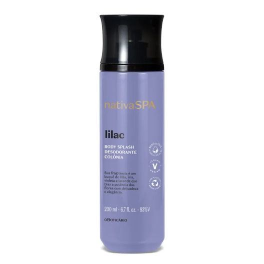 Nativa Spa Lilac Body Splash Desodorante Colônia 200ml | Shopee Brasil