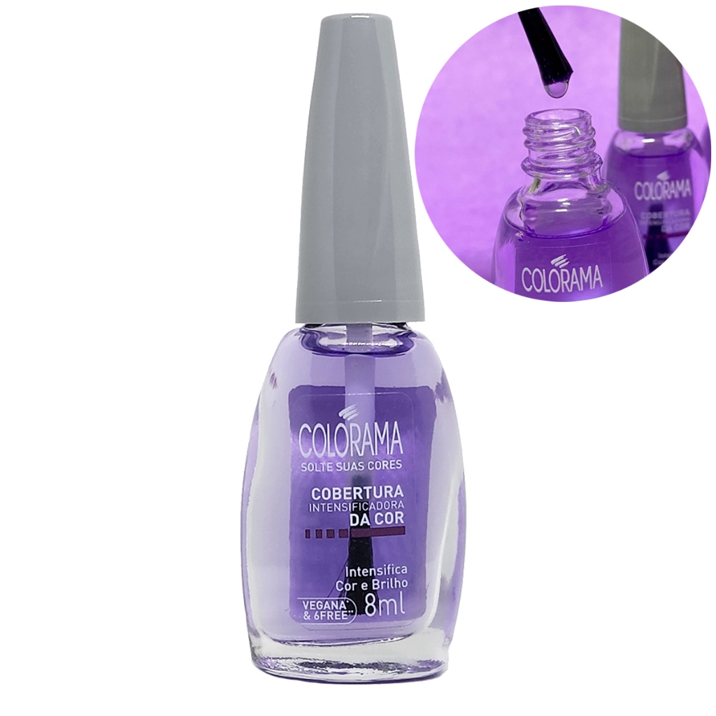 Esmalte Cobertura Intensificadora da Cor Colorama 8ml | Shopee Brasil