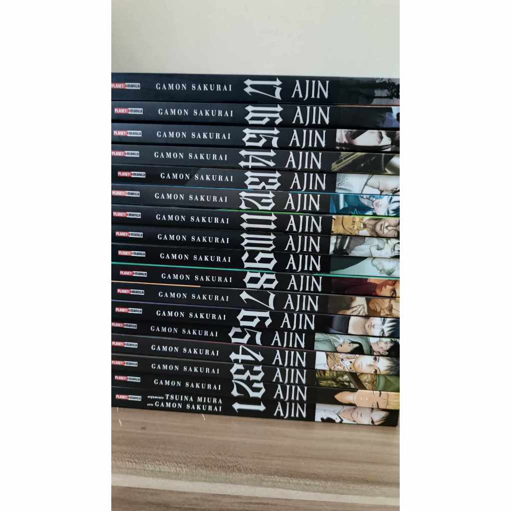 Mangá Ajin (completo) - 17 volumes | Shopee Brasil