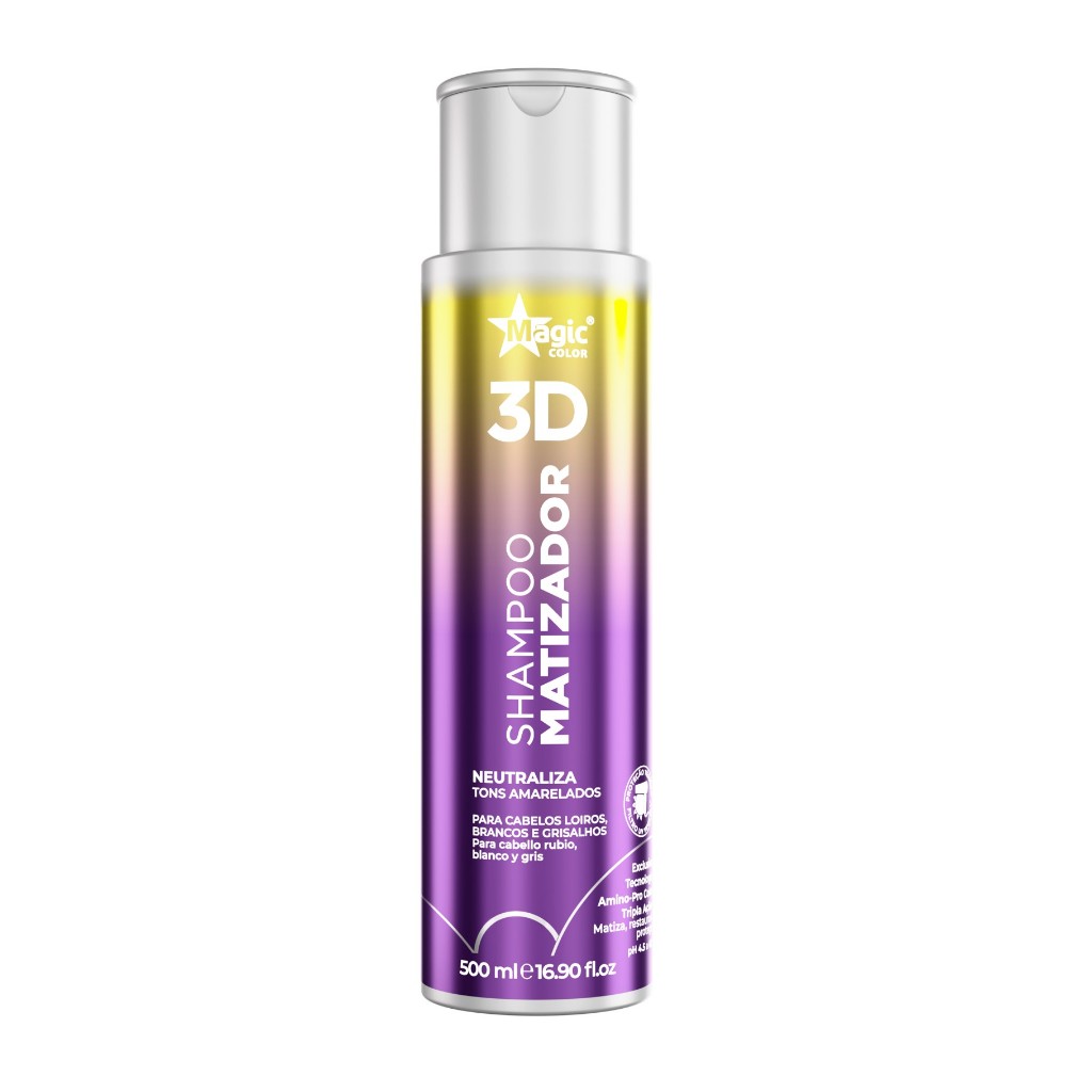 Shampoo Matizador Magic Color 3D - 500ml | Shopee Brasil