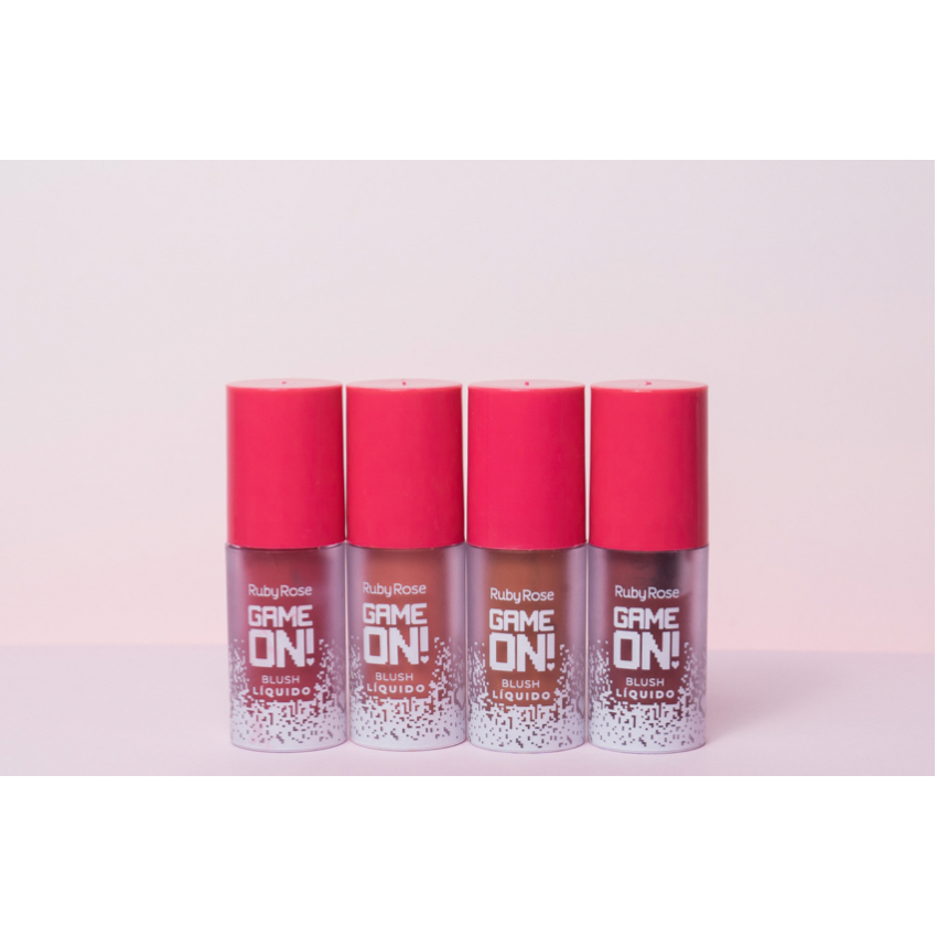 Blush Líquido Game On Ruby Rose | Shopee Brasil