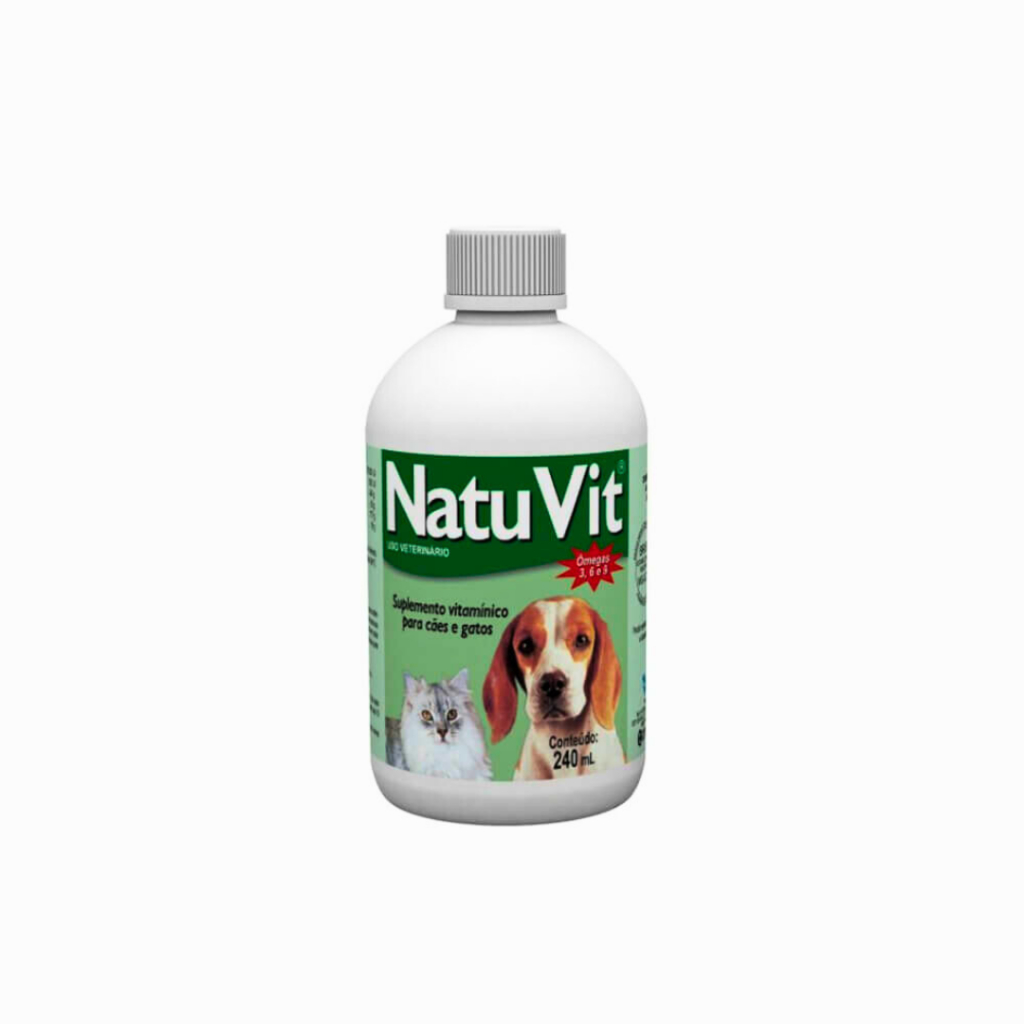Natu Vit Suplemento Vitamínico para Cães e Gatos 240ml | Shopee Brasil