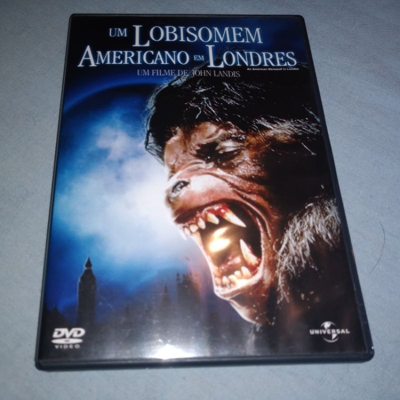 DVD Um Lobisomem Americano em Londres | Shopee Brasil