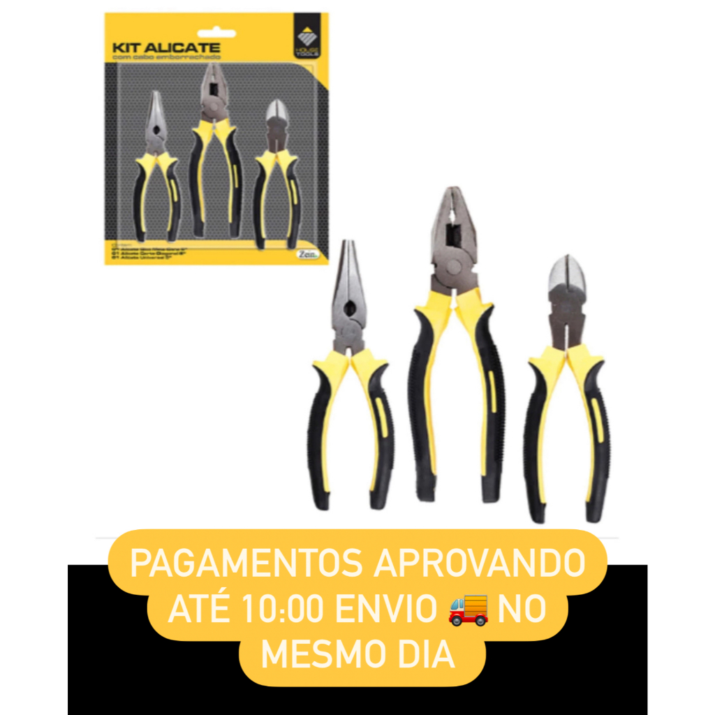 Kit Alicates Eletricistas Multifuncional De Cortes Aperto | Shopee Brasil