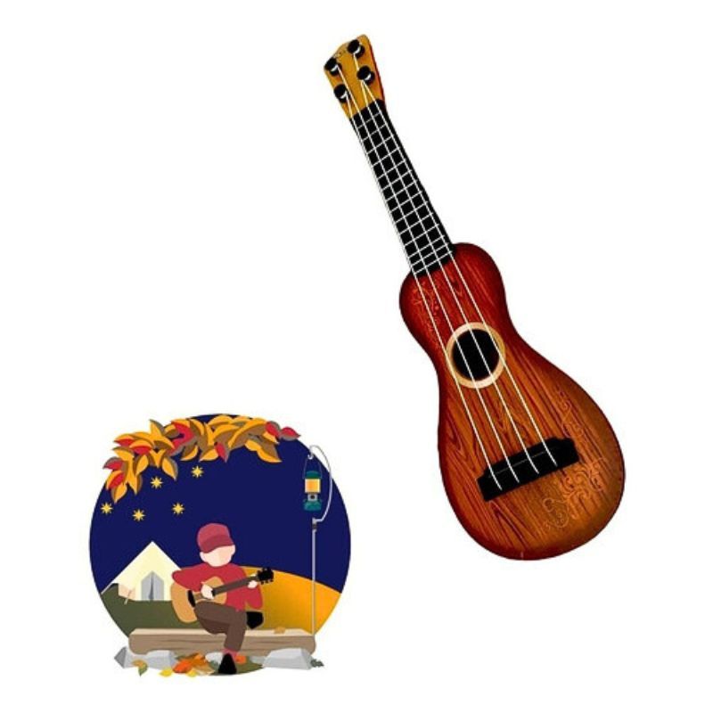 Brinquedo Violão Ukulele Infantil Musical Presente Divertido Musical ...