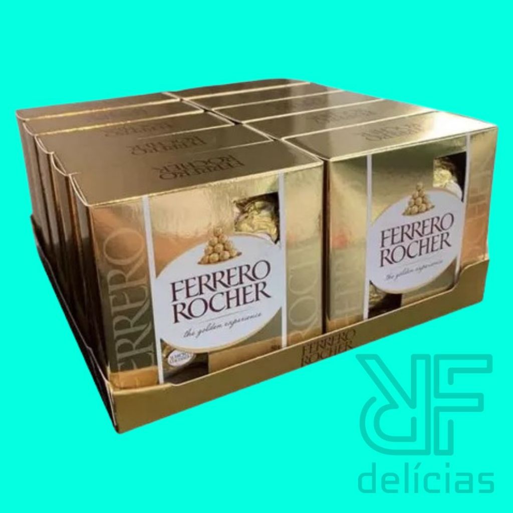 Kit Bombom Rocher 4 unidades - Ferrero Rocher 50g | Shopee Brasil