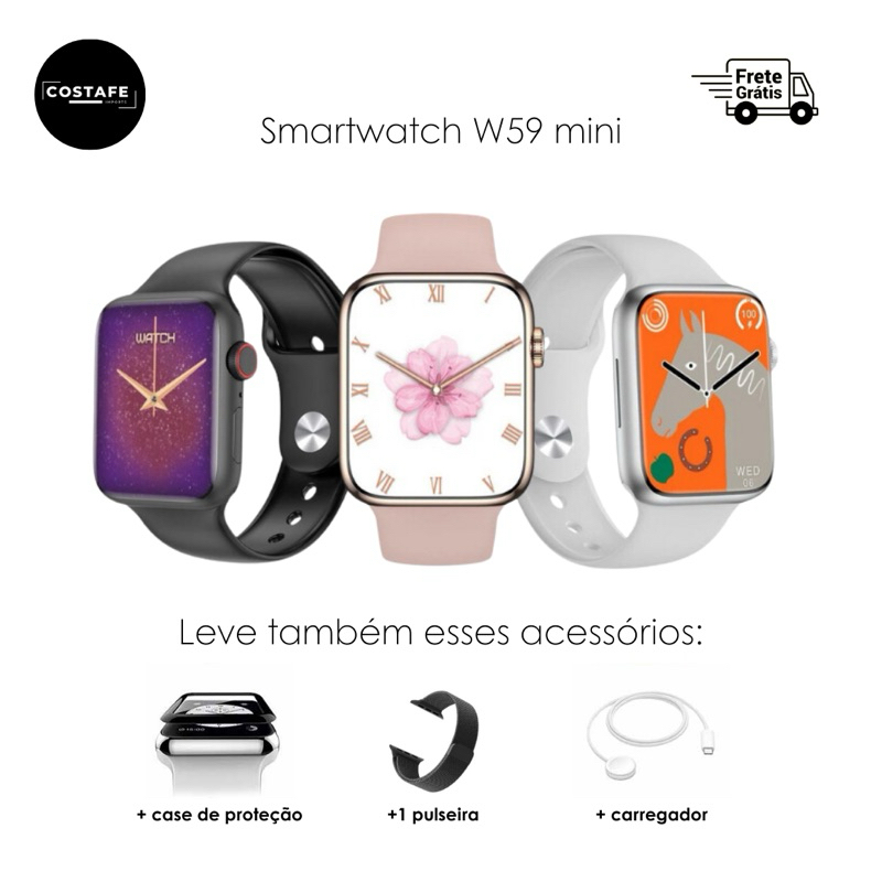 Smart Watch series 9 mini/ W59 mini de 41mm | Shopee Brasil