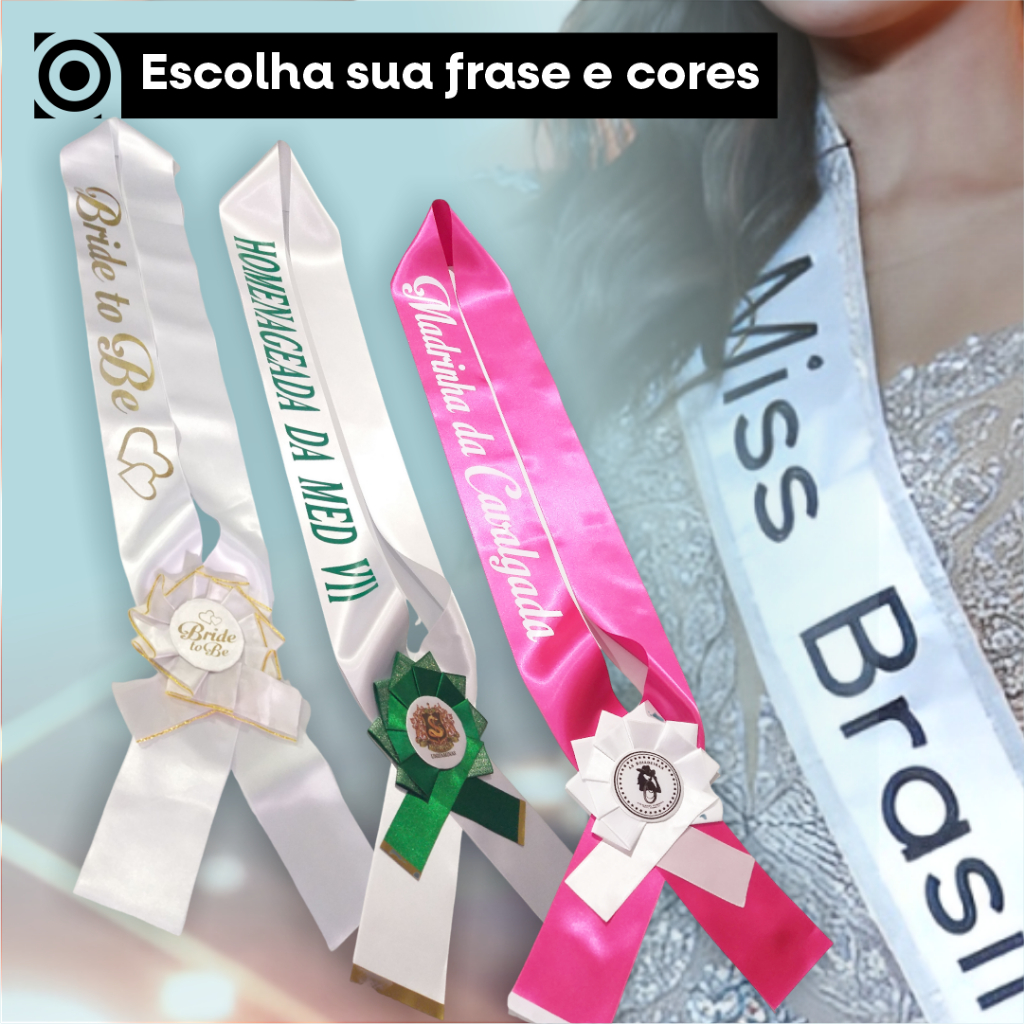 Faixa Miss Personalizada | Shopee Brasil