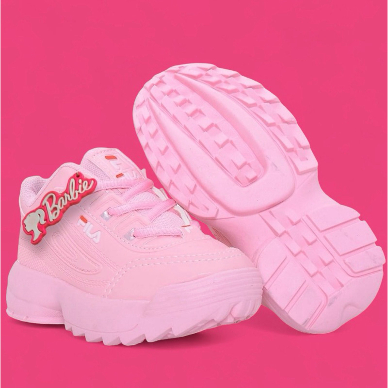 Tênis da Barbie infantil feminino moda influencer e blogueira sola alta ...