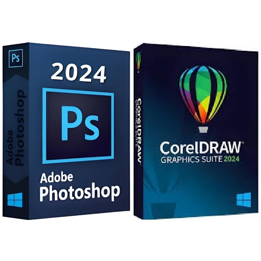 Photoshop 2024 / CorelDraw 2024/DEFINITIVOS | Shopee Brasil
