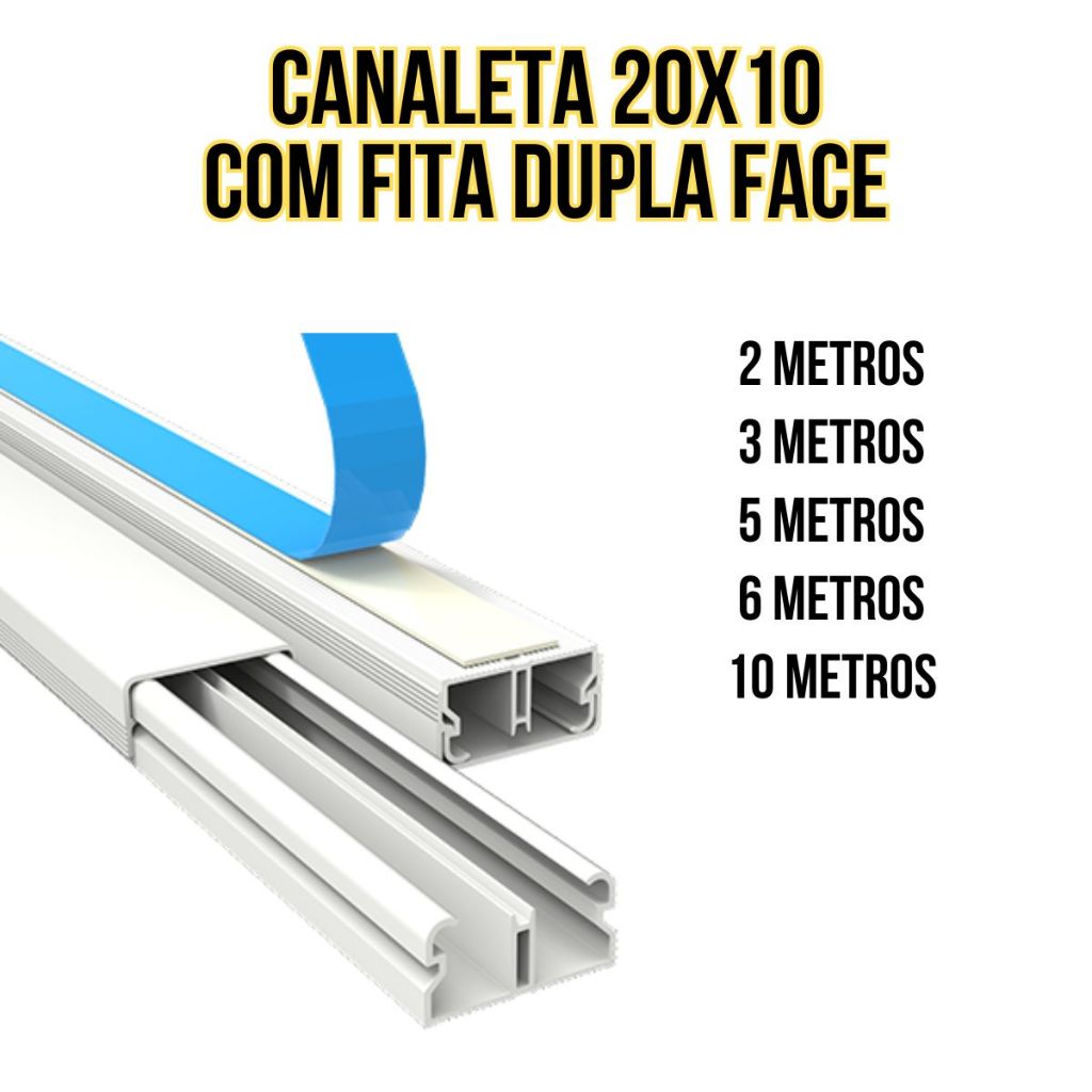 1 2 3 5 ou 6 Metros Canaleta Sistema X Fita Dupla Face e Divisória ... 1 2 3 5 ou 6 Metros Canaleta Sistema X Fita Dupla Face e Divisória ...