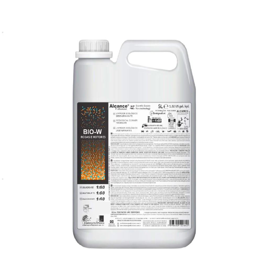 Bio W lava Rodas e Motores Desengraxante Concentrado. | Shopee Brasil