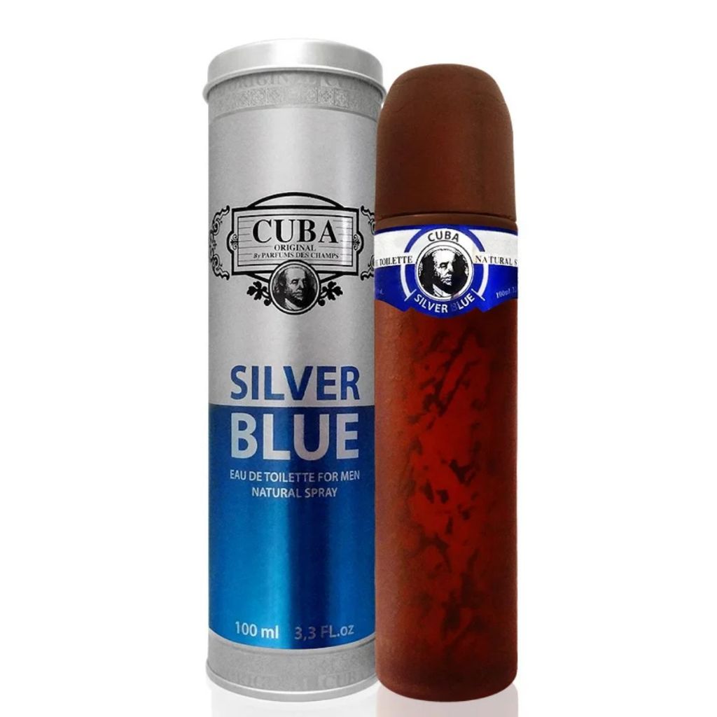 Cuba Silver Blue 100ml: Perfume Masculino Amadeirado, Elegante e ...