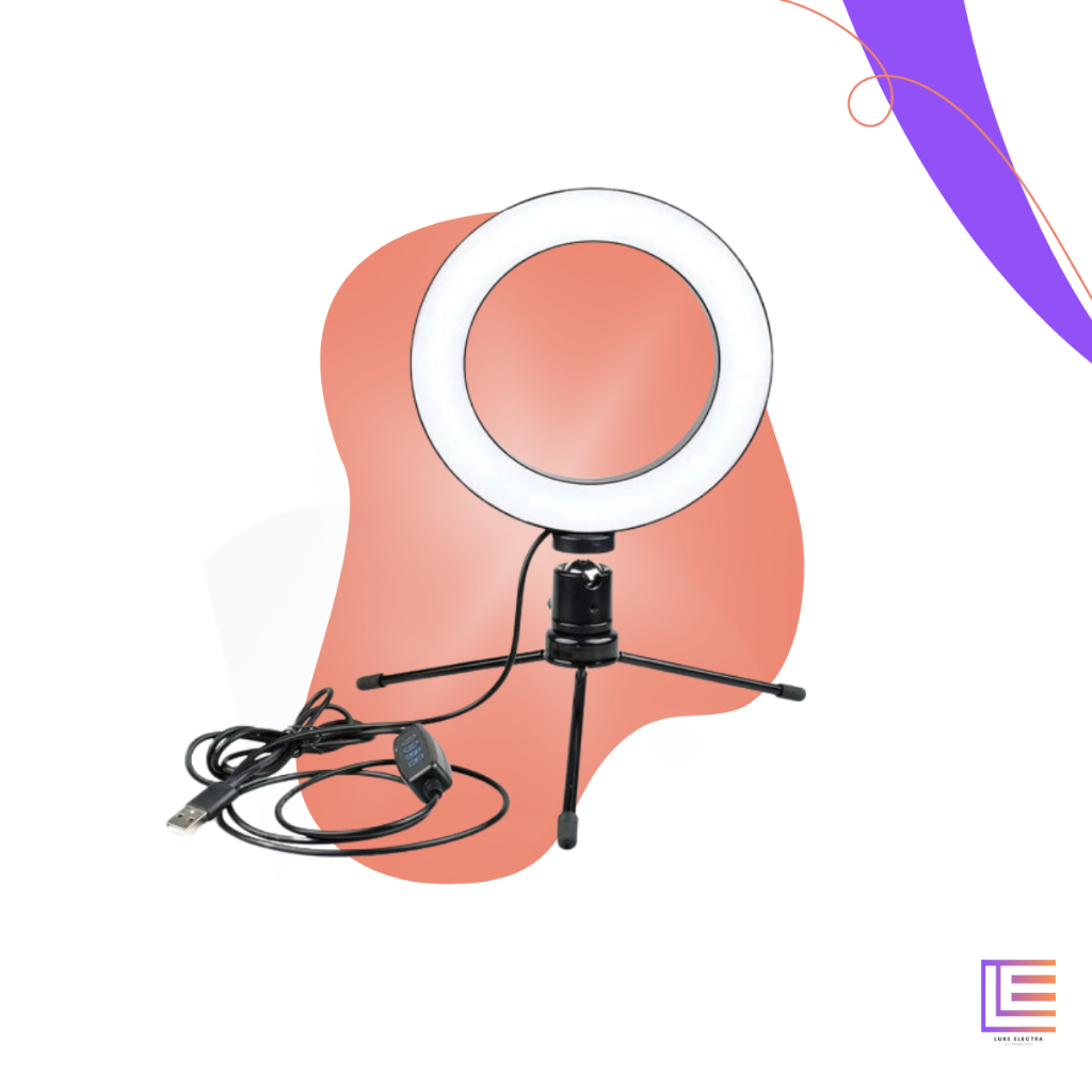 Ring Light Iluminador Led 6 Polegadas Profissional Original Envio Imediato | Shopee Brasil