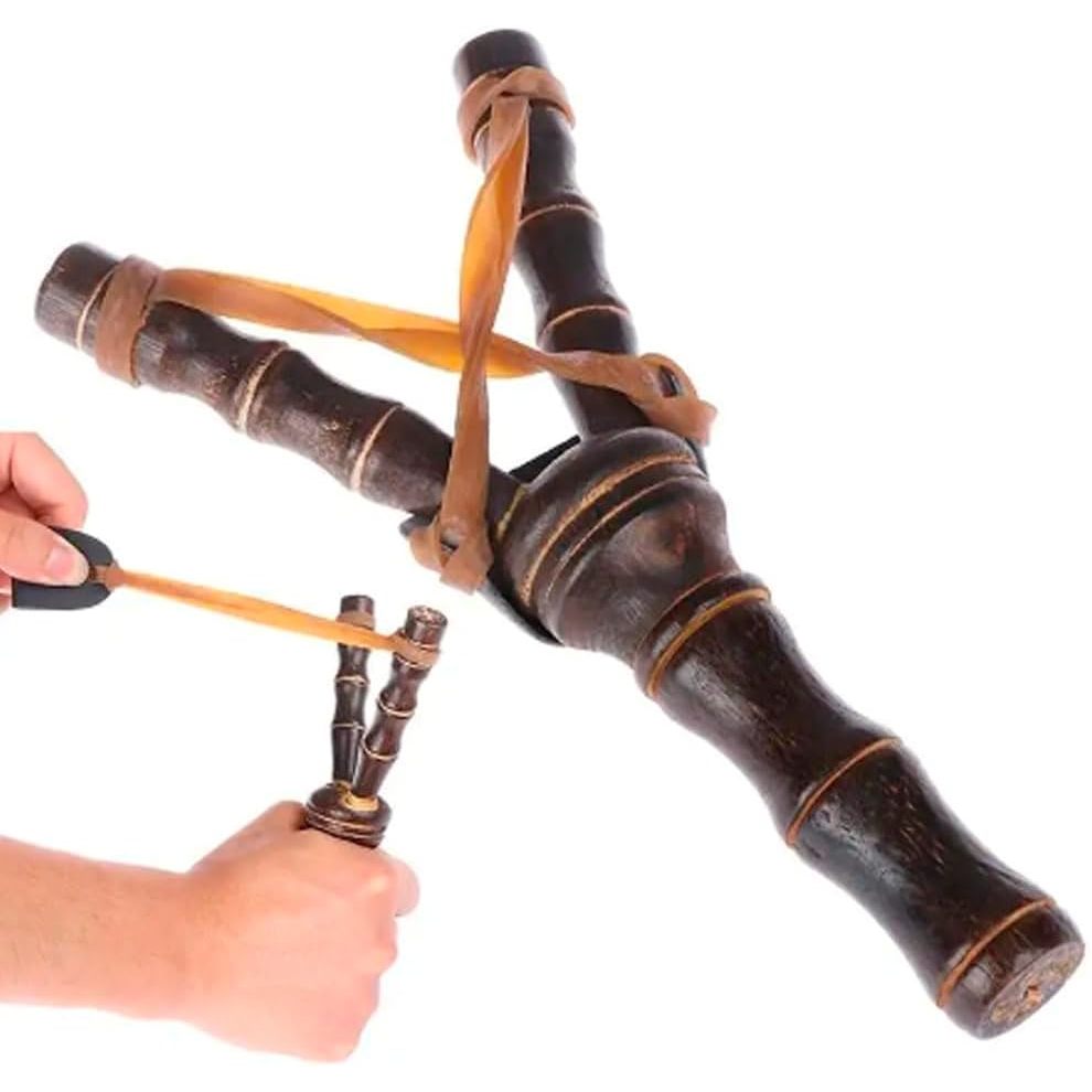 Estilingue Atiradeira Profissional De Madeira Brinquedo | Shopee Brasil