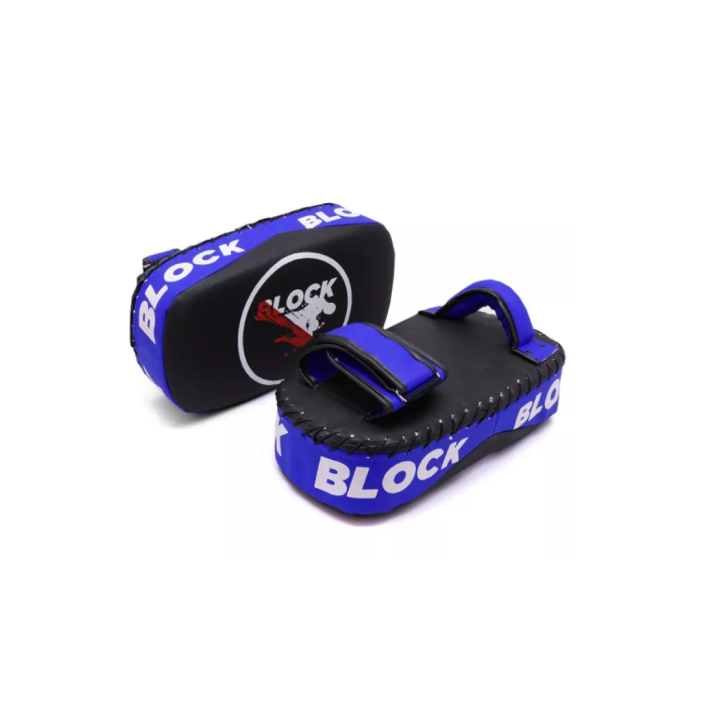 Aparador de Chute Muay Thai Aparador Chute Taekwondo MMA Azul Branco ...