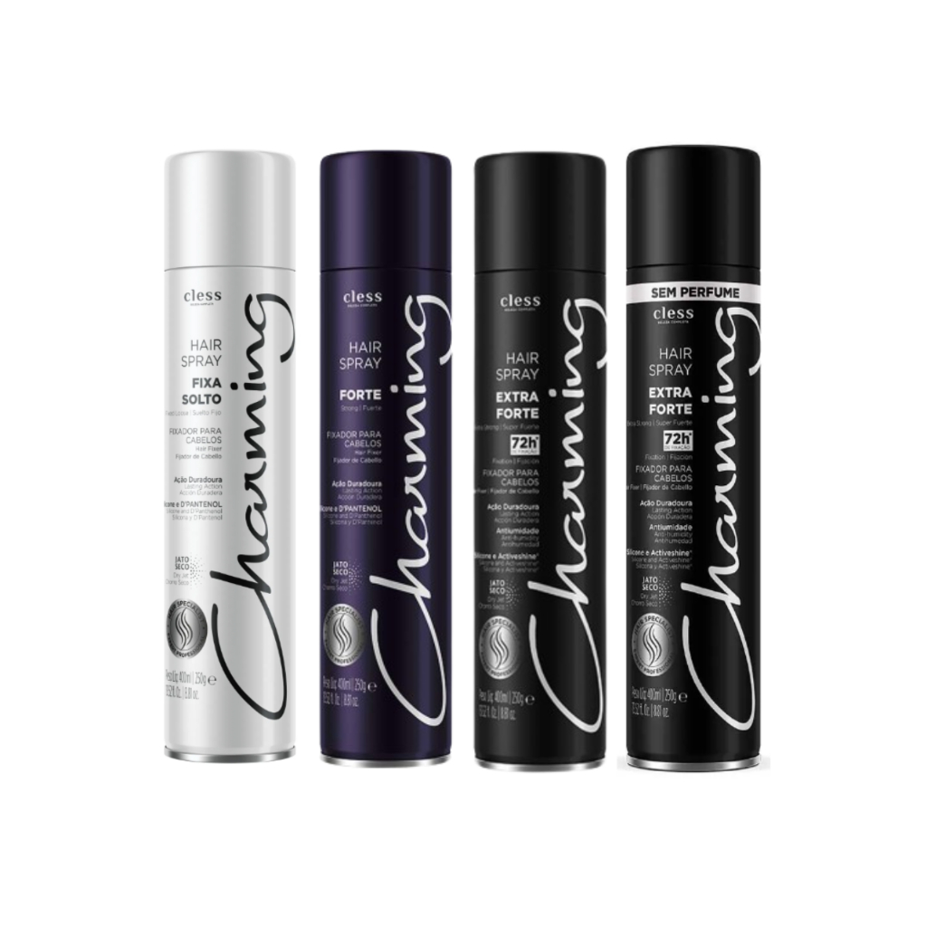 Cless Charming Hair Spray 400mL - Escolha o seu | Shopee Brasil
