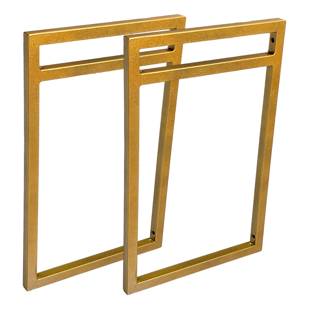 Garbella Design, Par De Suportes Estilo Industrial Dourado P ...