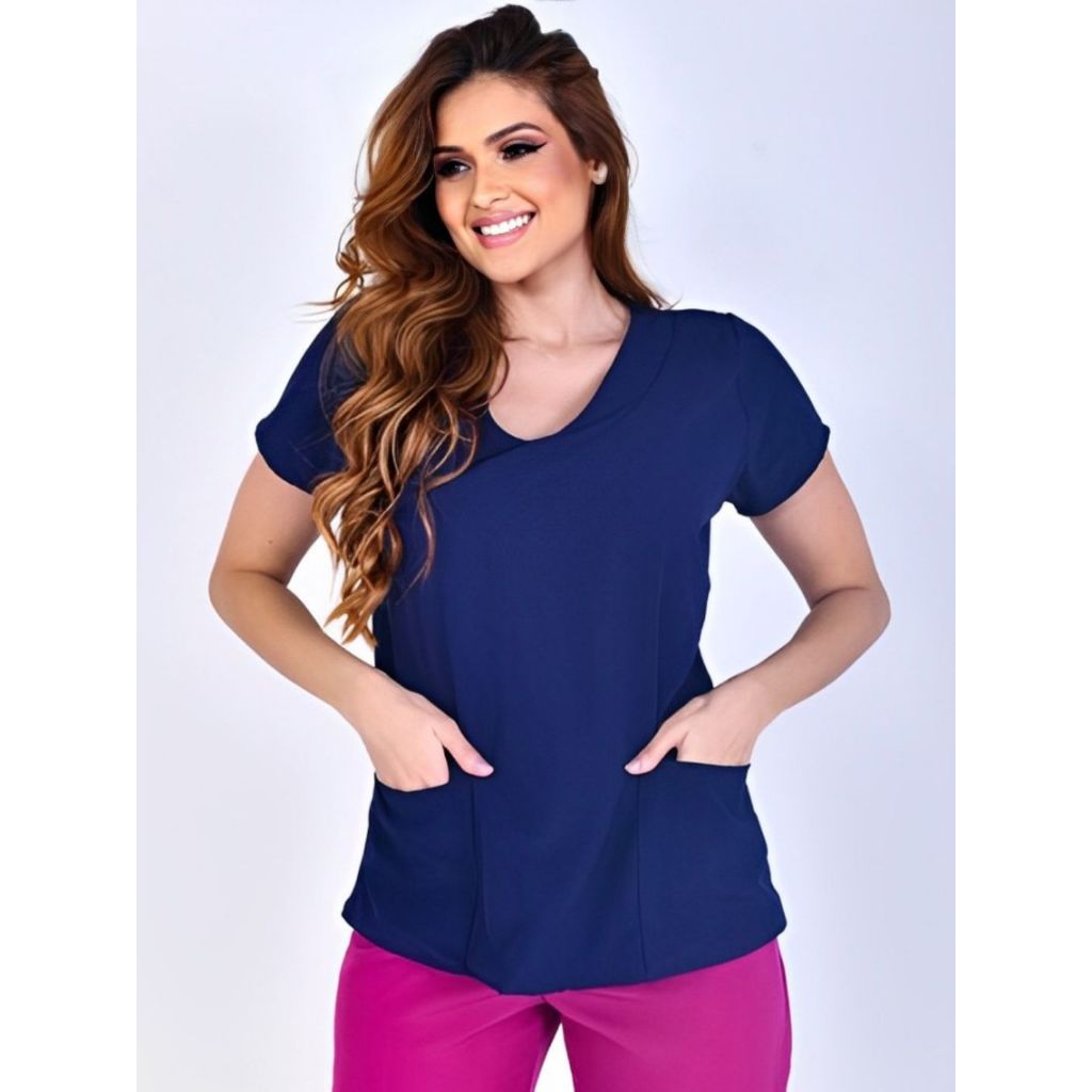 Scrub Feminino Batas Pijamas Cirúrgicos Cores lisas | Shopee Brasil