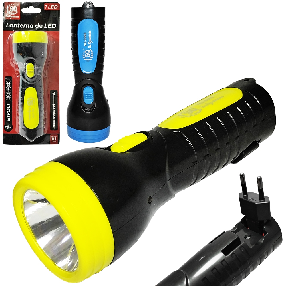 Lanterna de led recarregável bivolt | Shopee Brasil