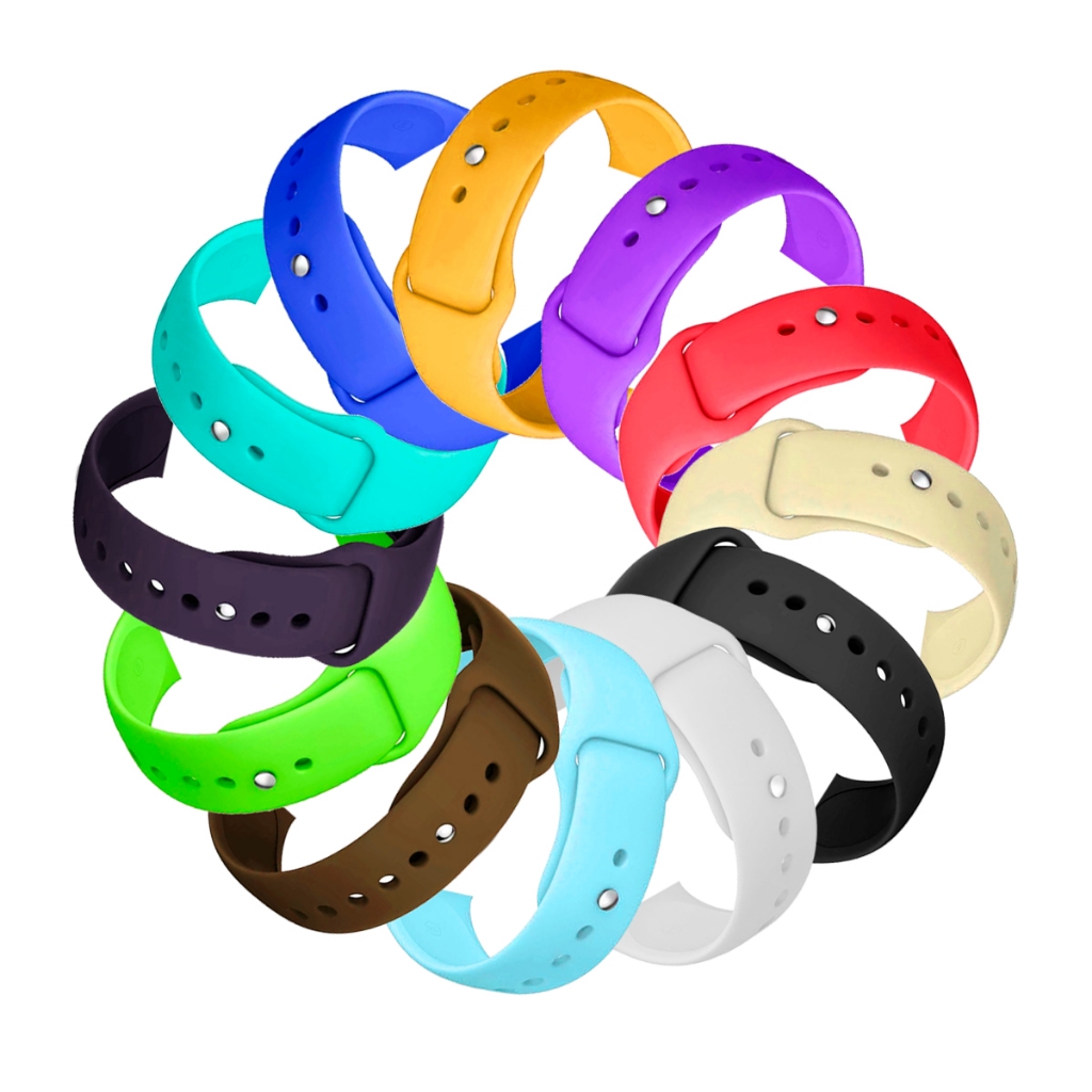 Pulseira de Silicone para Smart Watch W26/ T800/ T900/F9/ G500/ AK76 ...