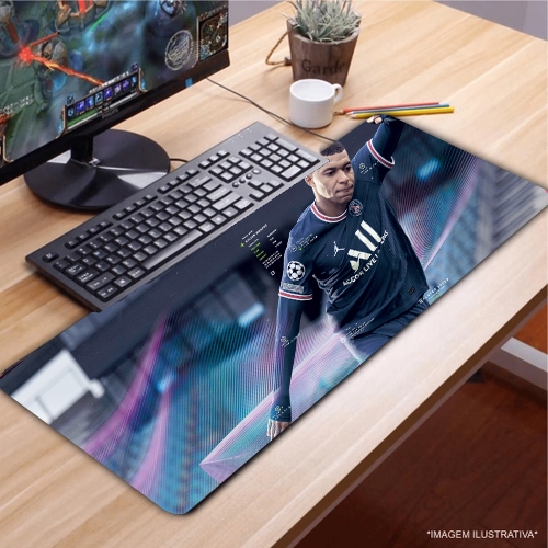 Mouse Pad Fifa Futebol Personagens Corte Laser Mousepad Gmer Grande ...