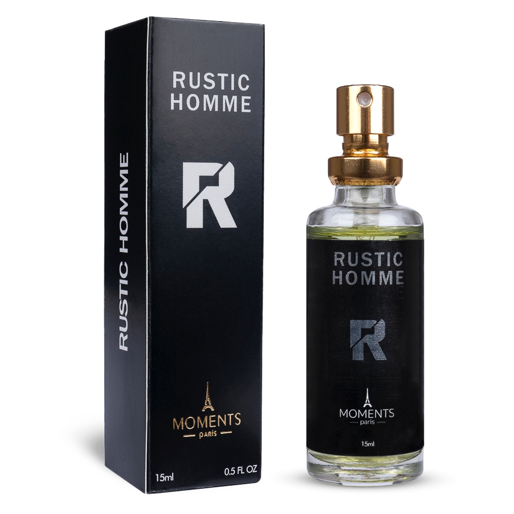 Rustic Homme - Perfume de Bolso MASCULINO 15ml Moments Paris | Shopee ...