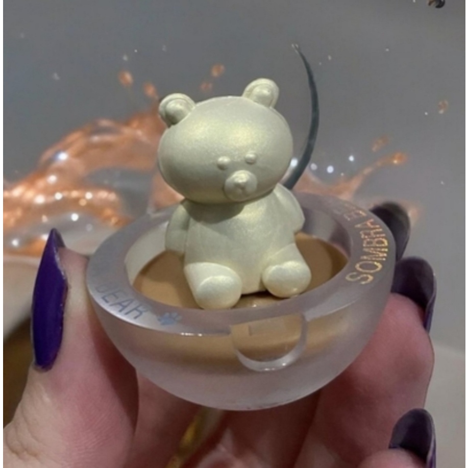 Sombra bear Ursinho Sarah's Beauty - Maquiagem fofinha maquiagem urso ...